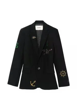 Zadig&Voltaire Valse Strass Jacket - Black