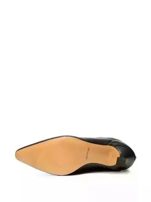 POCHE PARIS Pointed Toe Rear Zip Ankle Boots