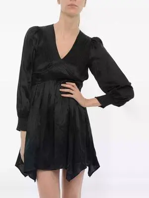 ALLSAINTS V-neck Long-sleeve Mini Dress