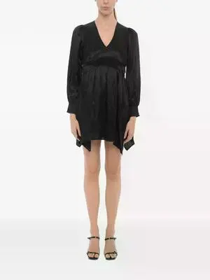ALLSAINTS V-neck Long-sleeve Mini Dress
