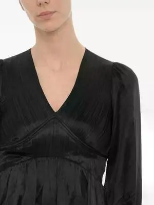 ALLSAINTS V-neck Long-sleeve Mini Dress