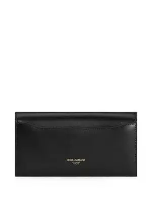 Dolce & Gabbana Marlene Wallet In Calfskin - Black