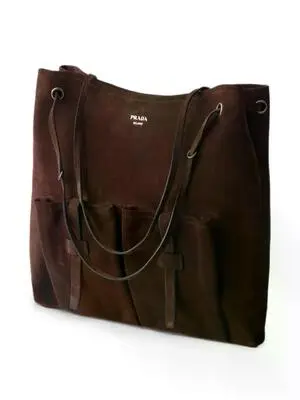 Prada Route Large Suede Bag