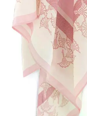 JOOP! Floral-print Silk Scarf