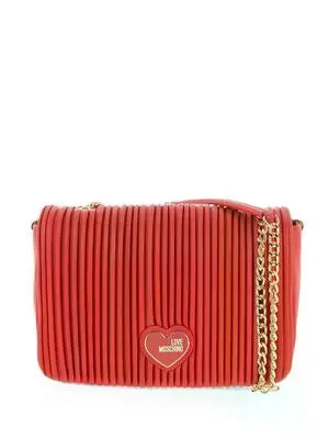 Moschino Logo-patch Crossboy Bag - Red