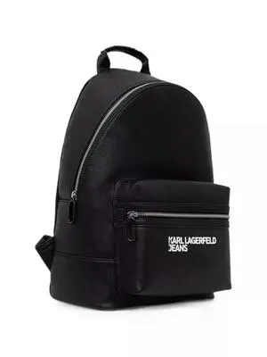 Karl Lagerfeld Logo-print Zip-around Backpack