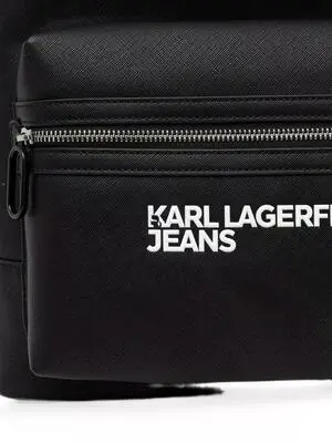 Karl Lagerfeld Logo-print Zip-around Backpack