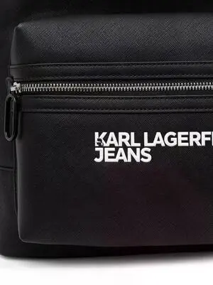 Karl Lagerfeld Logo-print Zip-around Backpack