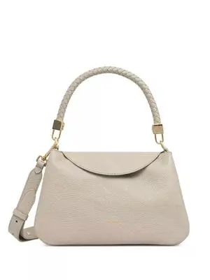 COCCINELLE Braided-handle Leather Tote Bag - Neutrals