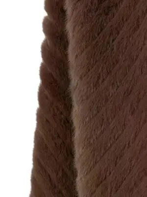 Joseph Ribkoff Logo-plaque Scarf - Brown
