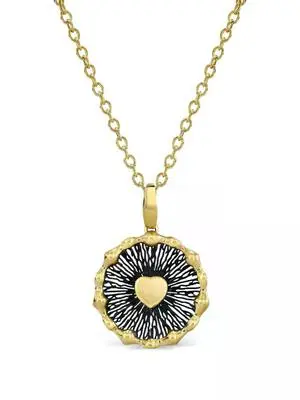 Vram 18k Yellow Heart Motif Necklace