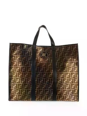 Fendi Monogram-pattern Tote Bag - Brown