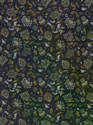 Kiton Paisley Fringed Scarf