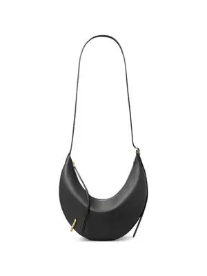 Tory Burch Pierced Leather Crossbody Bag - Black
