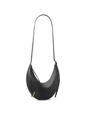 Tory Burch Pierced Leather Crossbody Bag - Black