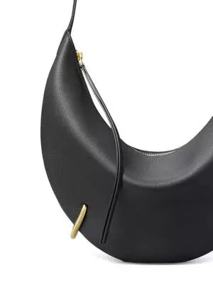 Tory Burch Pierced Leather Crossbody Bag - Black