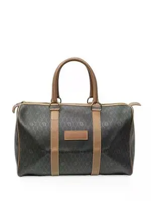 Dior Small Boston Zip-up Luggage - Brown