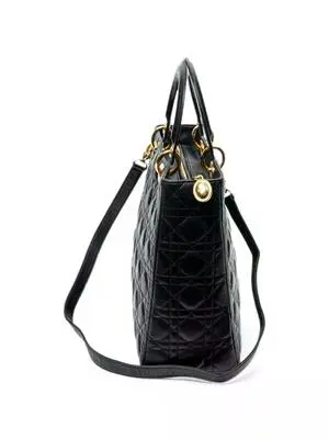 Dior Lady Tote Bag - Black