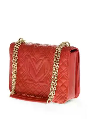 Moschino Diamond-pattern Shoulder Bag