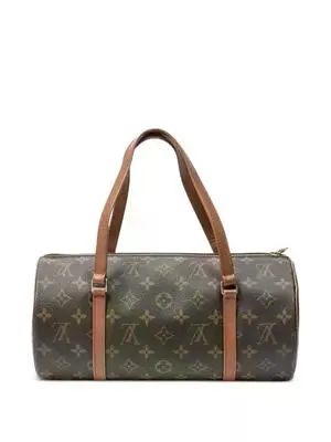 LOUIS VUITTON Papillon 3 Monogram Canvas Tote Bag - Brown
