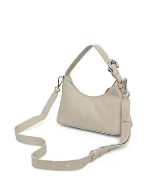 COCCINELLE Grained Leather Shoulder Bag - Neutrals