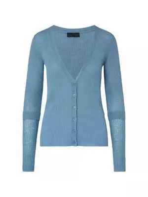 Liu Jo Pure Wool Cardigan - Blue