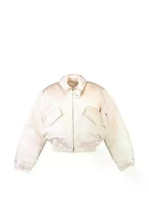 Victoria Beckham Padded Bomber Jacket - Neutrals