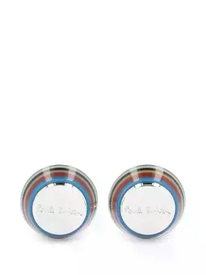 Paul Smith Artist Stripe Cufflinks - Silver