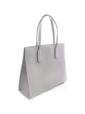 Gucci Gg Ribbon Tote Bag - Grey