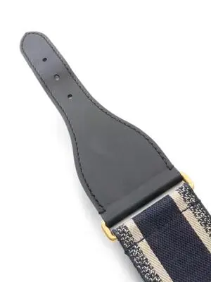 Dior Embroidered Logo Canvas Belt