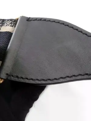 Dior Embroidered Logo Canvas Belt