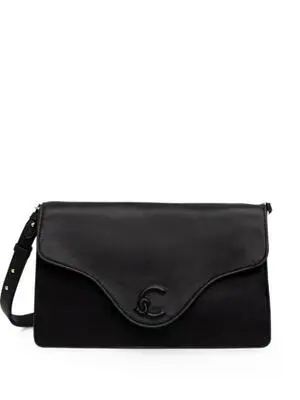 COCCINELLE Logo-embossed Leather Tote Bag - Black