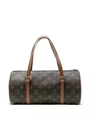 LOUIS VUITTON Papillon Monogram Handbag - Brown