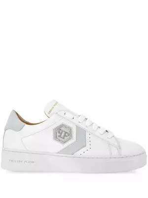 Philipp Plein Arrow Force Leather Sneakers