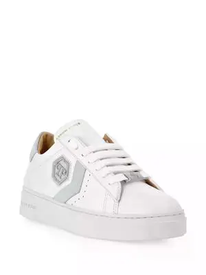 Philipp Plein Arrow Force Leather Sneakers