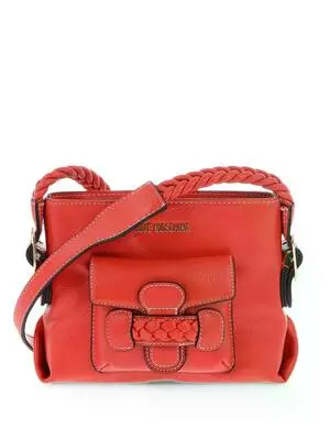 Moschino Braided-detail Cross Body Bag - Red