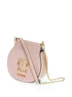 Moschino Plaque Chain Strap Crossbody Bag