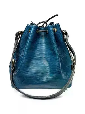 LOUIS VUITTON Noe Pm Epi Leather Bucket Bag - Blue