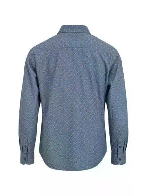 TINTORIA MATTEI 954 Floral-print Long-sleeve Shirt