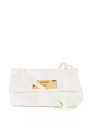 Moschino Quilted Turn-lock Shoulder Bag - Neutrals