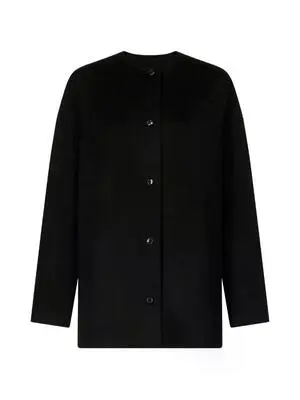Loulou De Saison Collarless Single-breasted Coat