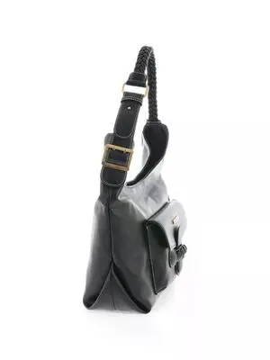 Moschino Braided-handle Love Medium Shoulder Bag