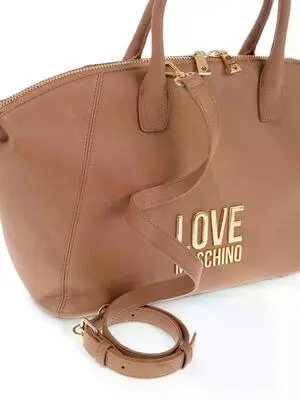 Moschino Plaque Tote Bag