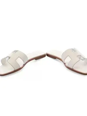 Hermès Oran Calf Leather Sandals