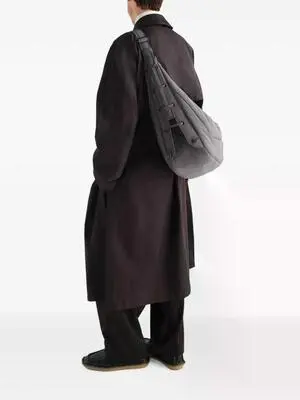 LEMAIRE Large Soft Game Bag In Nylon Canvas - Grey
