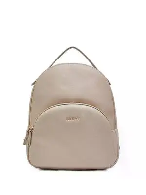 Liu Jo Grained Logo Plaque Backpack