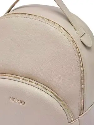 Liu Jo Grained Logo Plaque Backpack