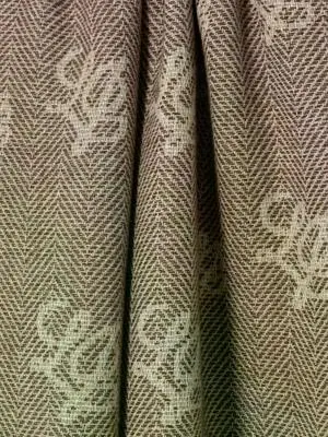 Liu Jo Herringbone-pattern Monogram-print Scarf