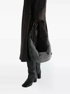 LEMAIRE Small Soft Game Bag In Nylon Canvas - Grey