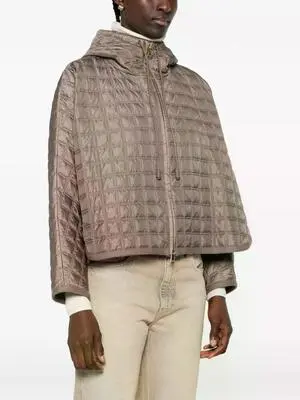 Moncler Quilted Hooded Cape